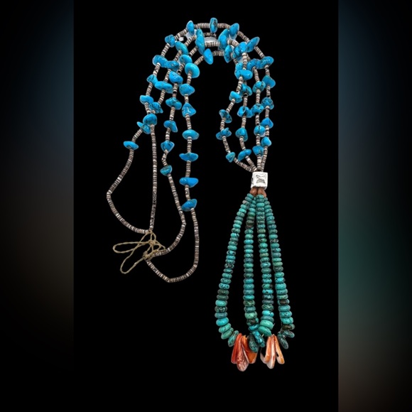 Santo Domingo | Jewelry | Santo Domingo Sterling Turquoise Spiny Oyster ...